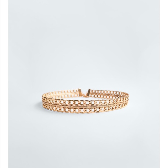Zara | Accessories | Zara Gold Chain Belt | Poshmark